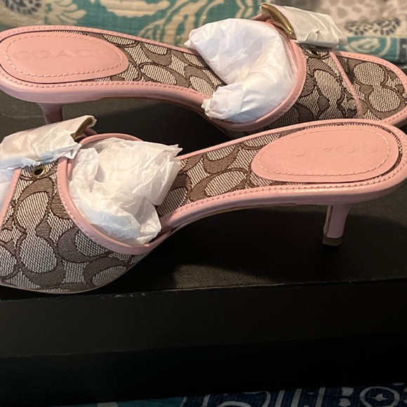 Coach | Shoes | Coach Slip On Kitten Heels New Never Worn Absolutely ...
